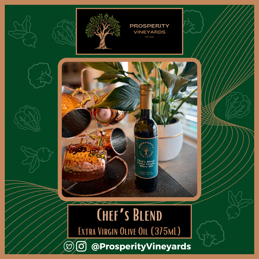 Chef's Blend Extra Virgin Olive Oil (375mL) - Prosperity Vineyards